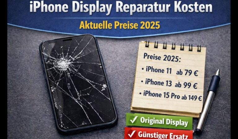 iPhone Display Reparatur Kosten – Preise & Modelle 2025