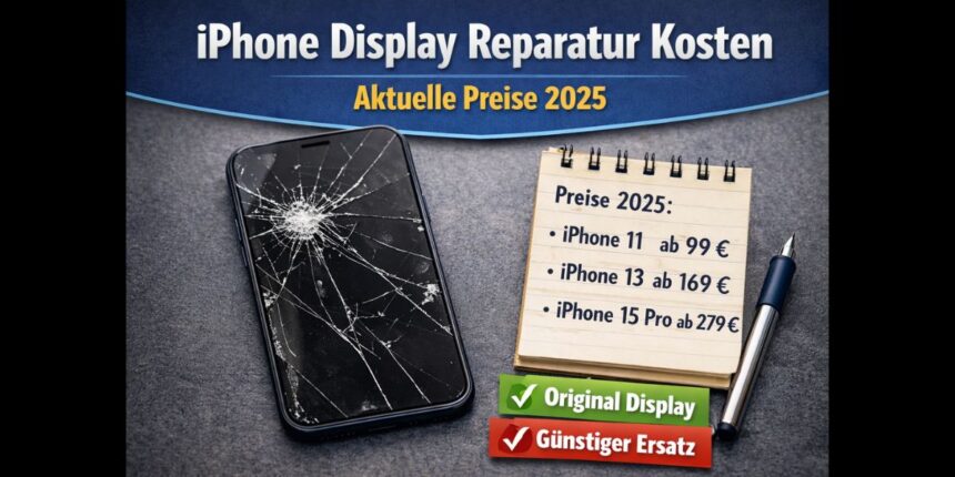 iPhone Display Reparatur Kosten – Preise & Modelle 2025